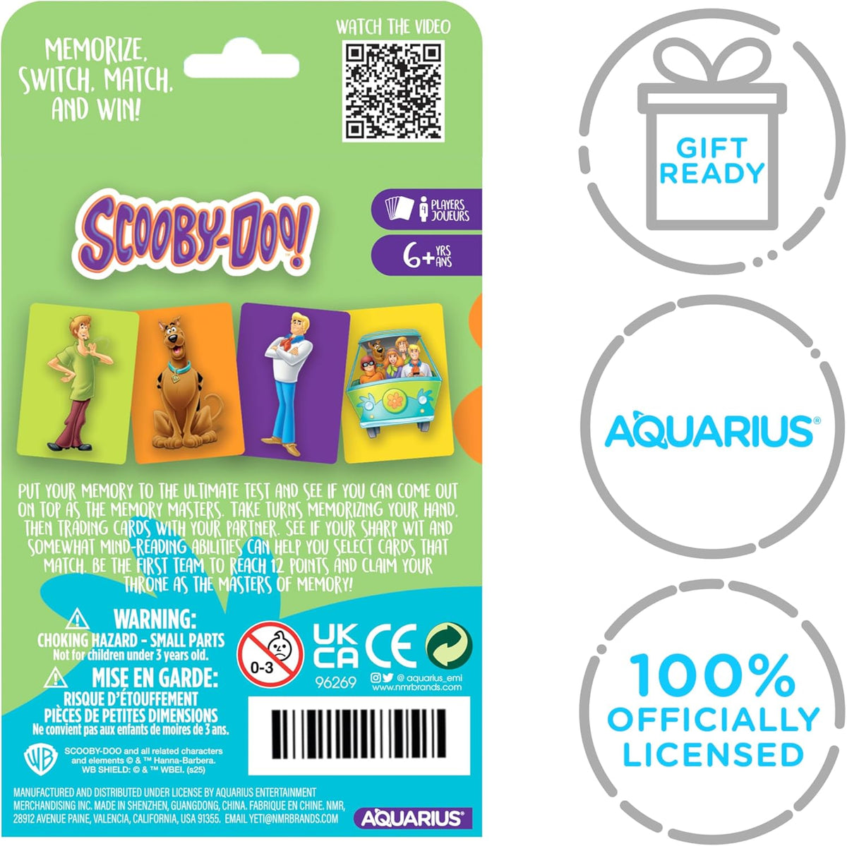 Aquarius Scooby-Doo! Memory Master Card Game – Hyggerium