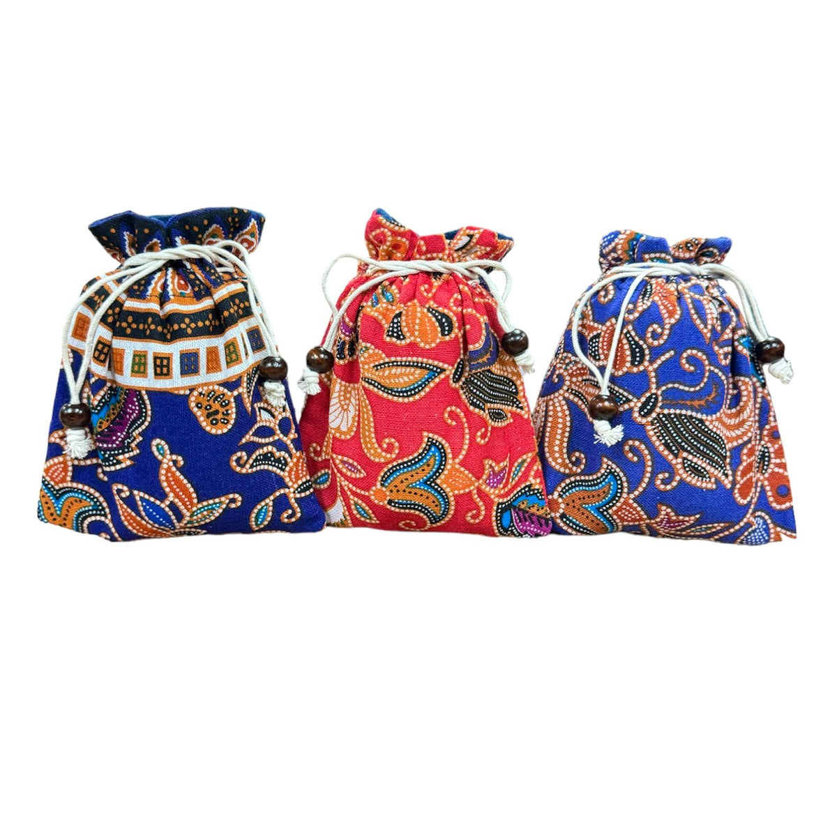 Batik Pouch (Blue) | Singapore Souvenir | Hyggerium