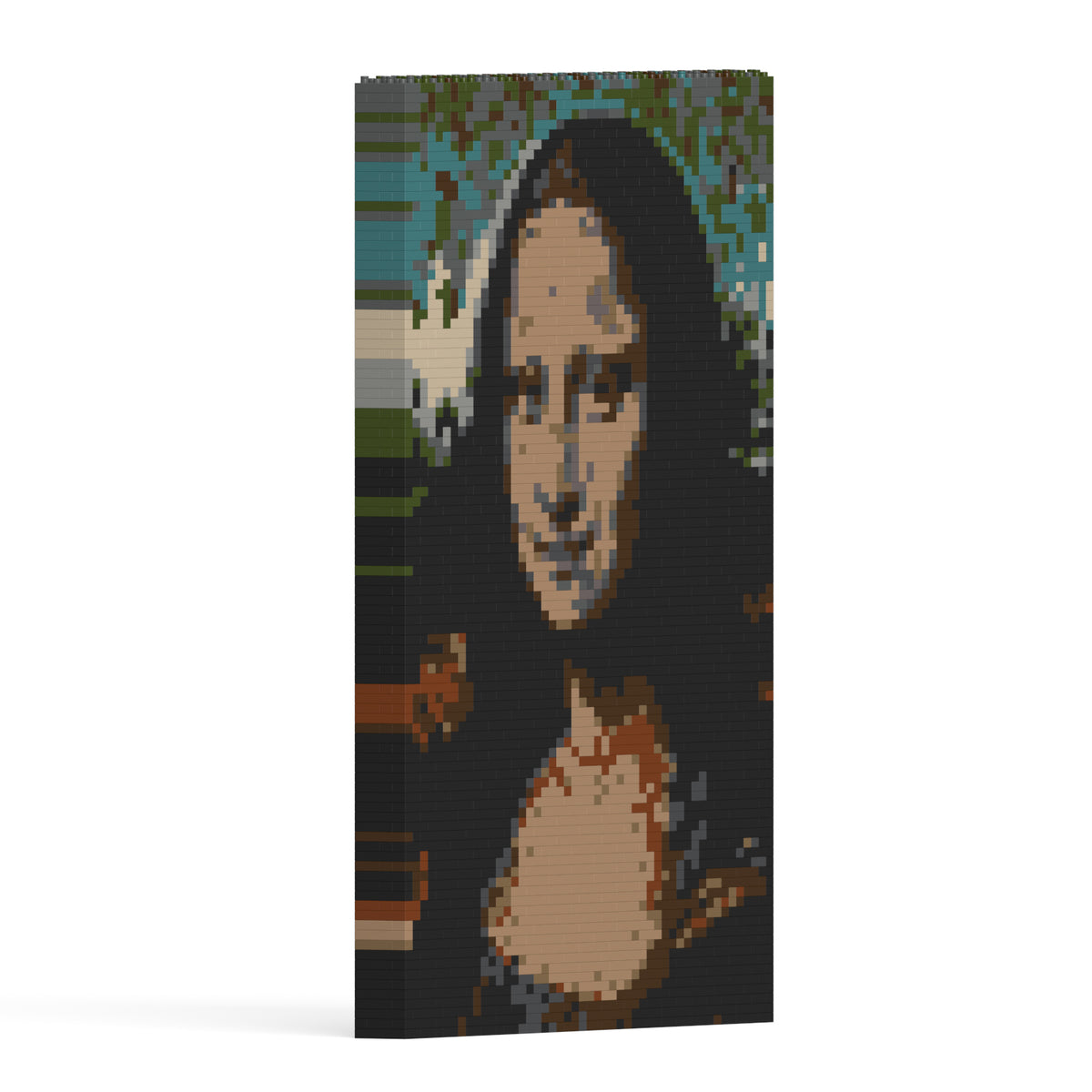 Mona Lisa Brick Painting 02S | Building Blocks | Gift Idea | JEKCA ...